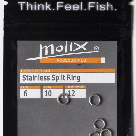 MOLIX STAILESS SPLIT RING | Bass Stop - The Bassfishing Boutique
